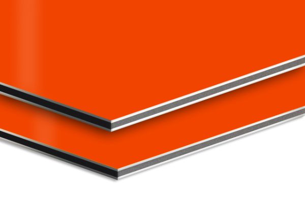 Orange Aluminium Composite Panel – ACP Wall Cladding Sheet – EMIRATE ...